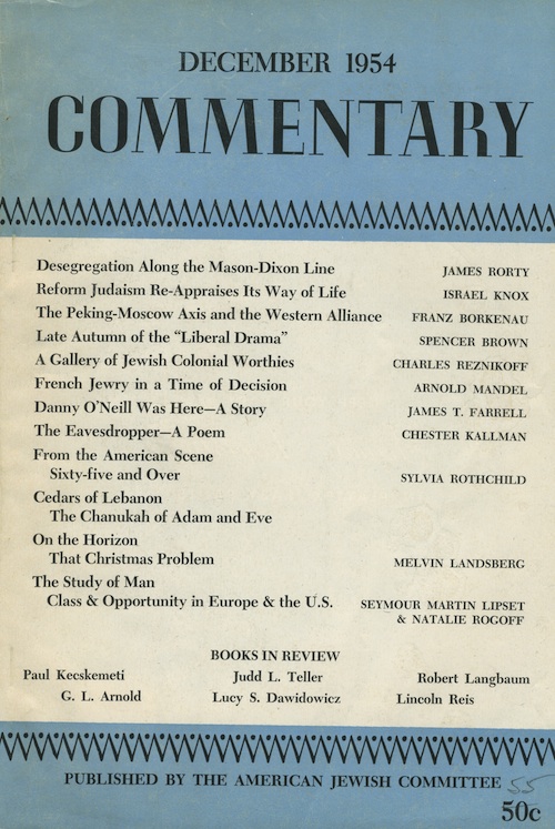 December 1954 – Commentary Magazine