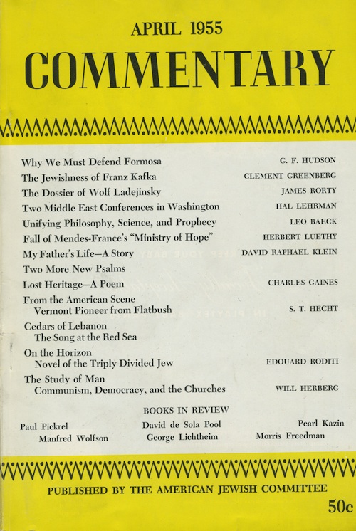 April 1955 – Commentary Magazine