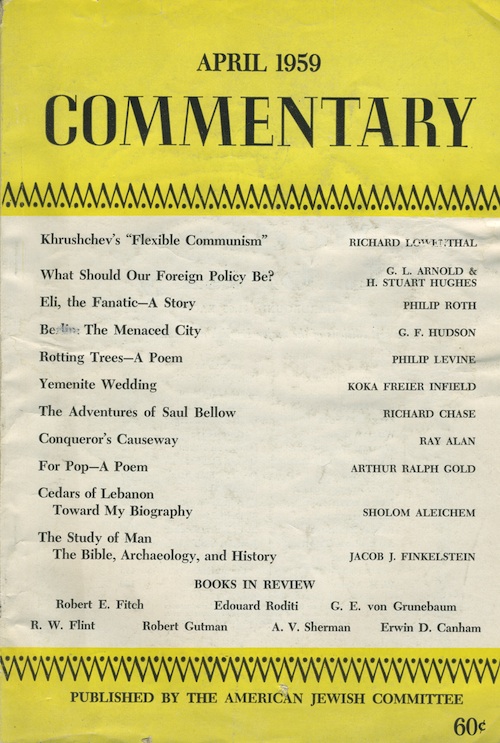 April 1959 – Commentary Magazine