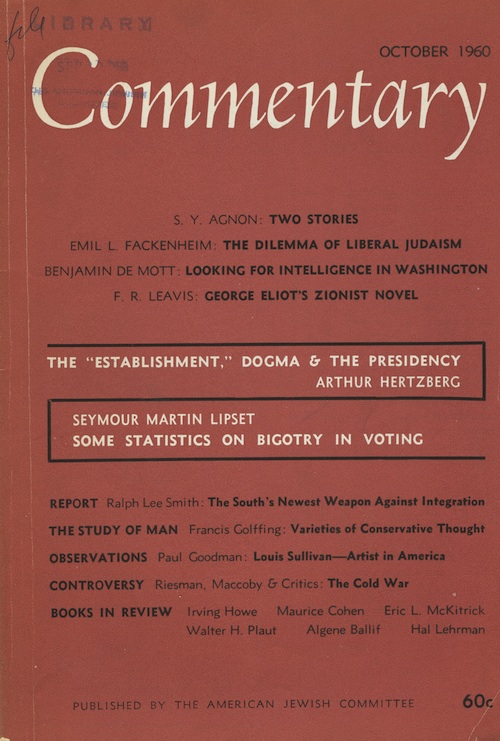 October 1960 – Commentary Magazine