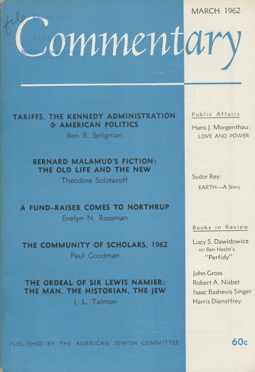 March 1962 – Commentary Magazine
