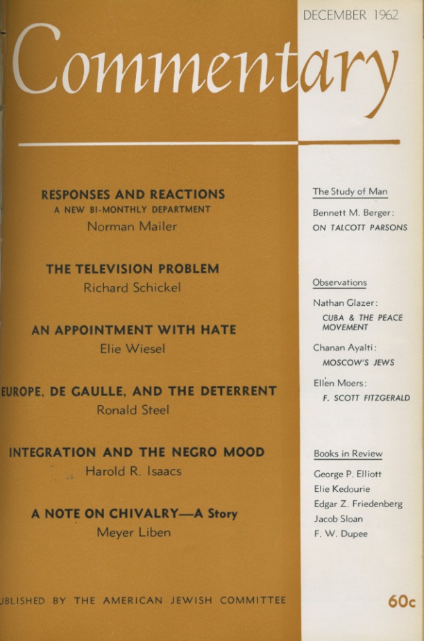 December 1962 – Commentary Magazine