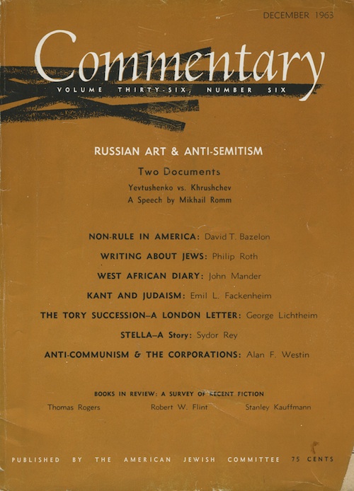 December 1963 – Commentary Magazine