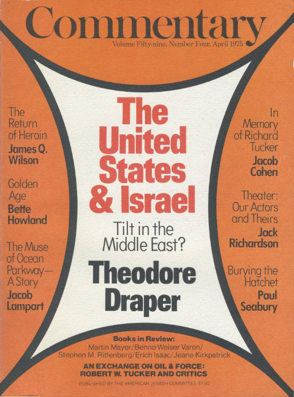 April 1975 – Commentary Magazine