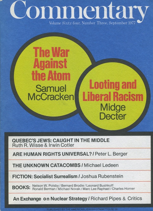 September 1977 – Commentary Magazine