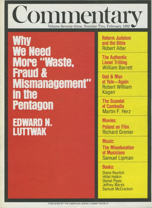 February 1982 – Commentary Magazine