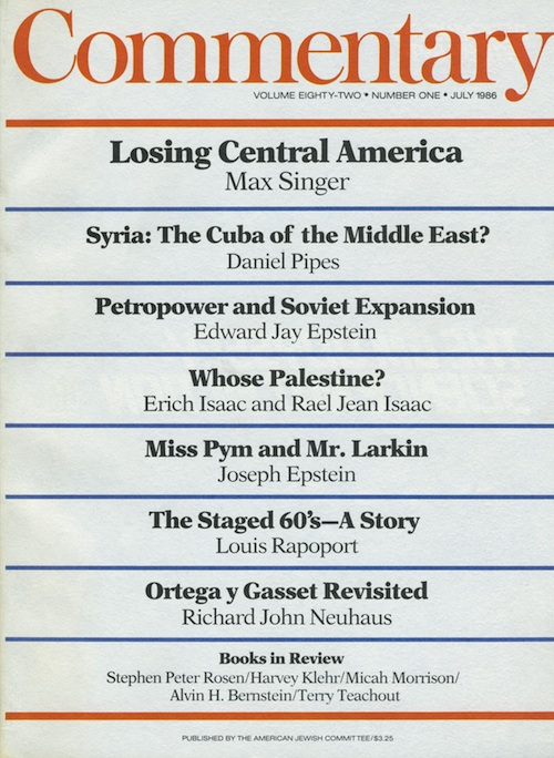 July 1986 – Commentary Magazine