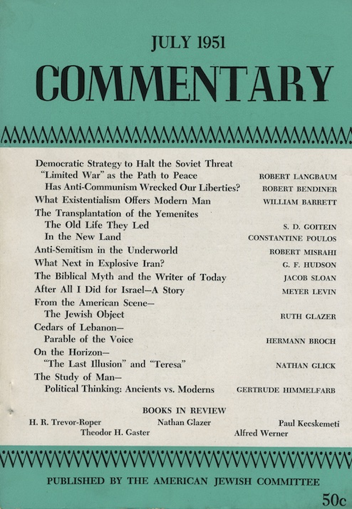 July 1951 – Commentary Magazine