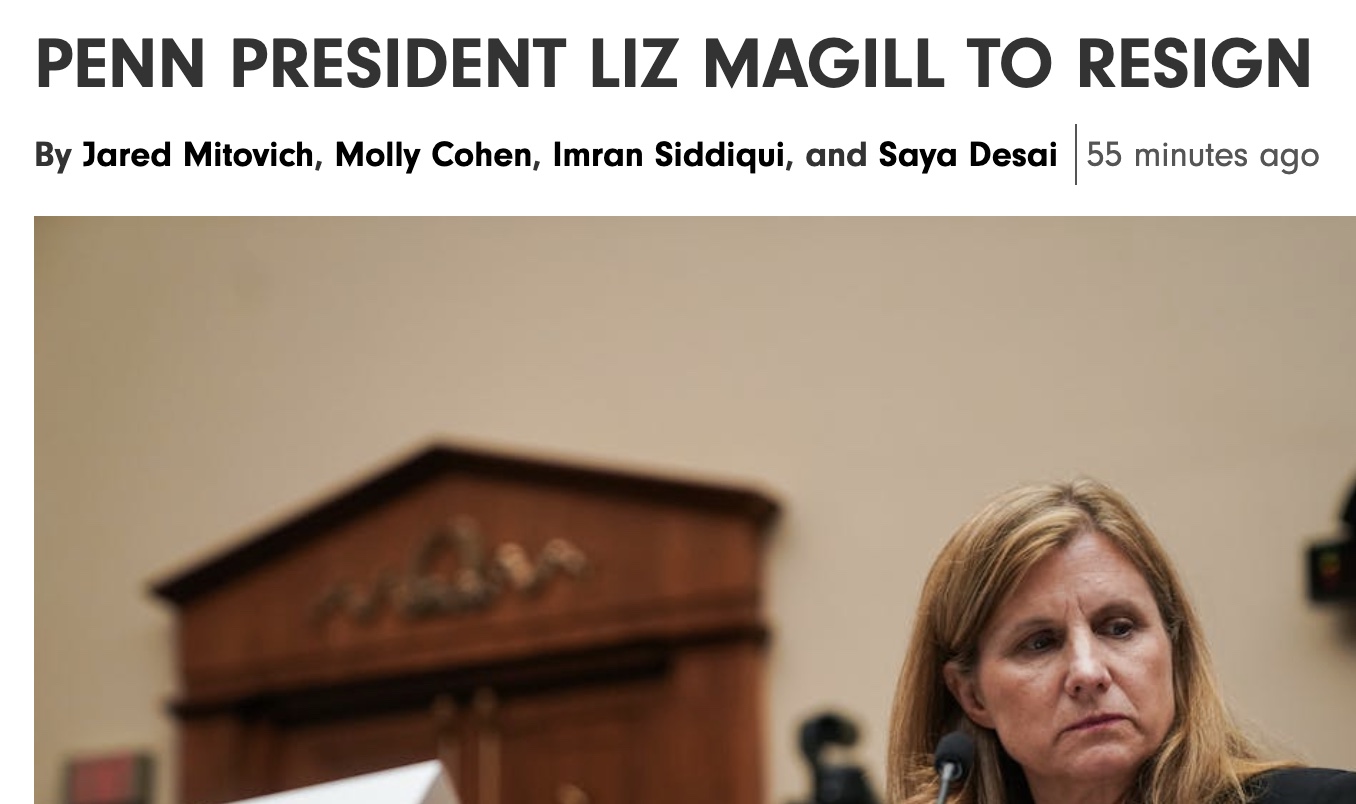 Magill Is Only the Beginning – Commentary Magazine